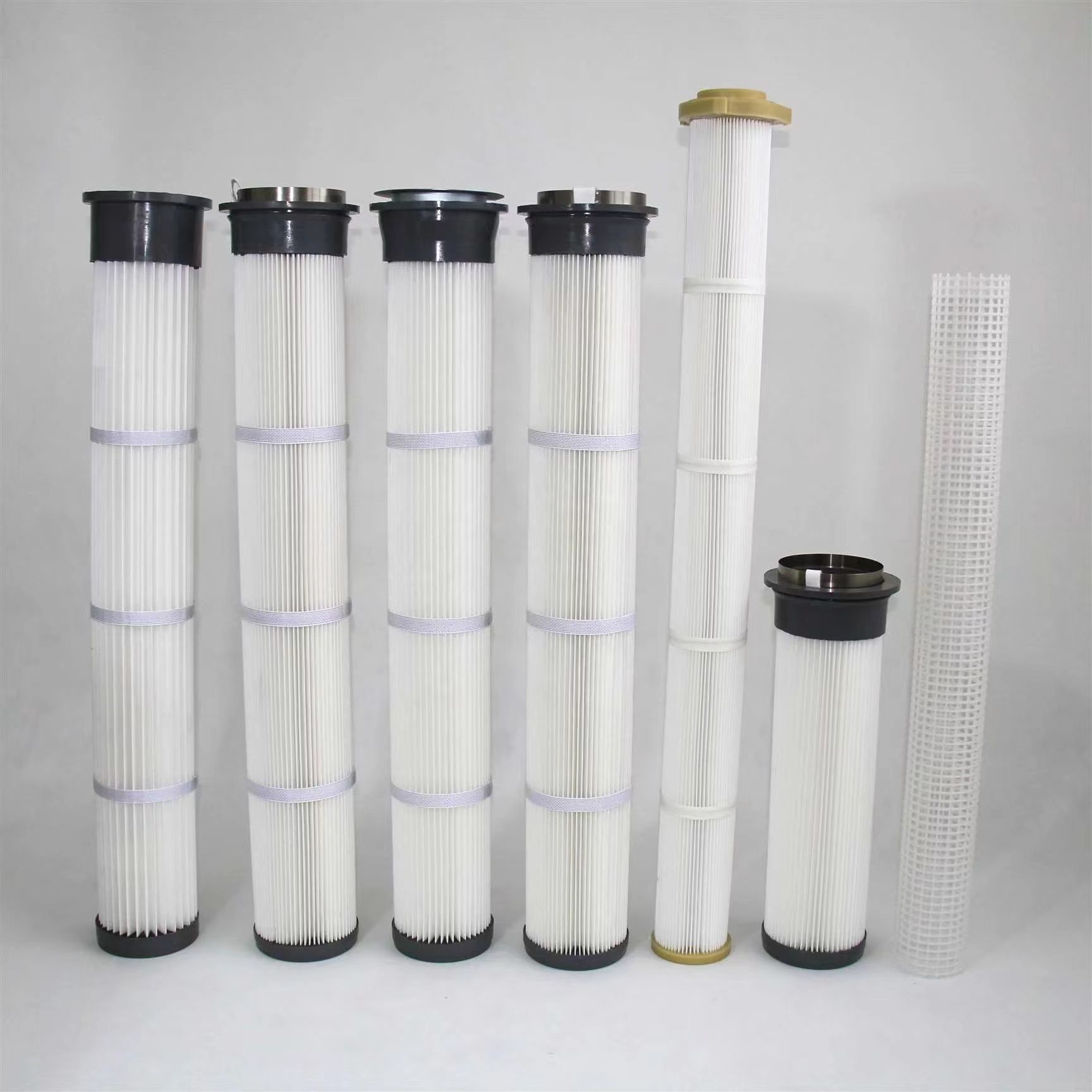 Pulse Spunbond Top Loaded Lipit Filter Cartridge Elemen untuk Pabrik Semen